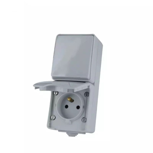 1 Way Waterproof Light Switch And French Socket, High Quality 1 Way ...