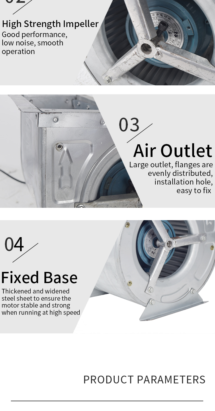 220v Industrial Exhaust Fan - Silent Volute Centrifugal Blower, High ...