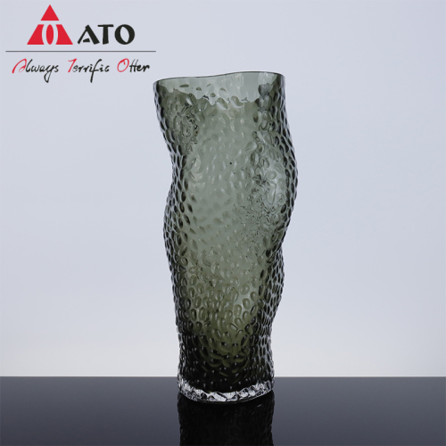 Unique Irregular Glass Vases Wedding Glass Flower Vase, High Quality ...