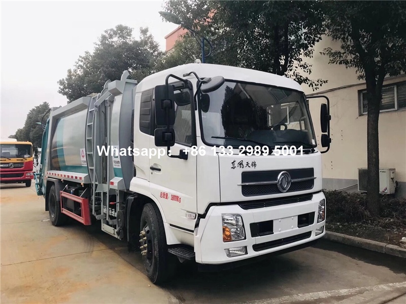 14cbm Capacity Hydraulic System Side Loader Garbage Compactor Trucks ...