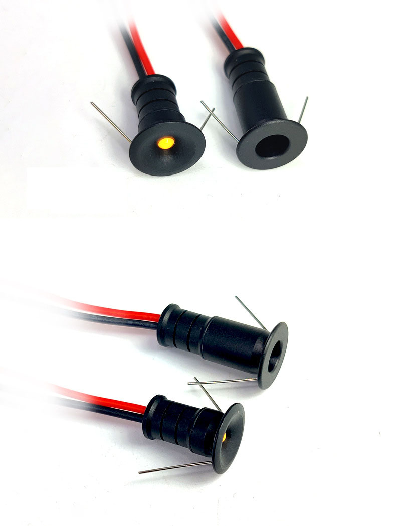 12v Micro Led Recessed Spotlight 0.5w 3000k For Roof Overhangs And ...