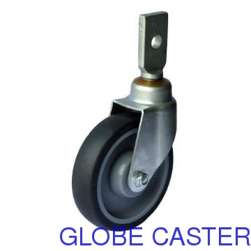 4 Inch Rigid Splinting Type Tpr Shopping Trolley Caster(dark Gray ...