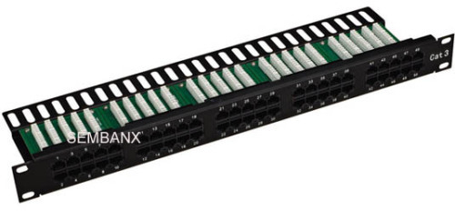 Cat3 50ports Patch Panel , High Quality Cat3 50ports Patch Panel on ...