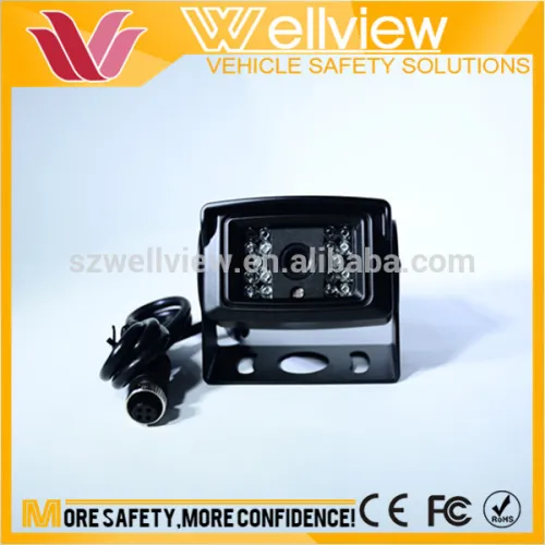 120 Degree 12v Night Ir Vision Ccd Truck Bus Color Waterproof Ir Camera ...