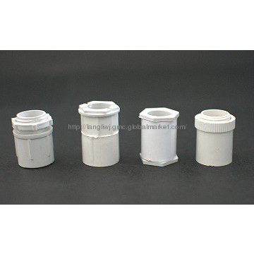 White Female Bush And Male Bush Pipe Fittings, Connector Bushing Clamp ...