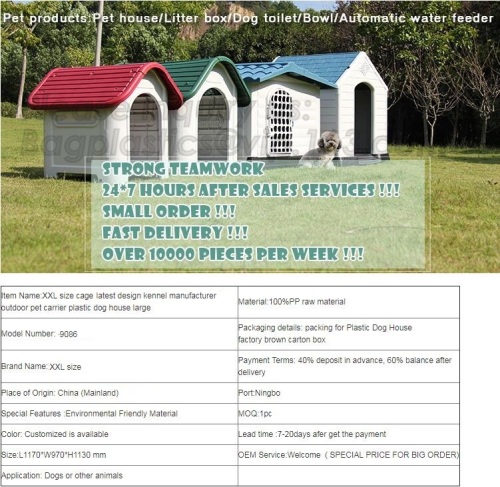 Outdoor Large Plastic Dog House Cubby House Pet Products, Plastic ...