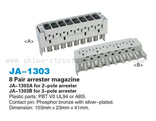 8 Pair Arrester Magazine/over-voltage Protection Magazine, High Quality ...