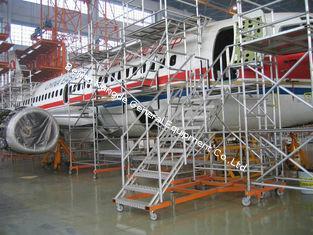 Custom Safe Aircraft Scaffolding / Aviation Apu Maintenance, High ...