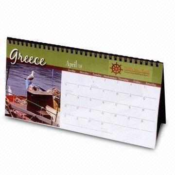 Desktop Calendar With Offset And Silkscreen Printing, High Quality ...