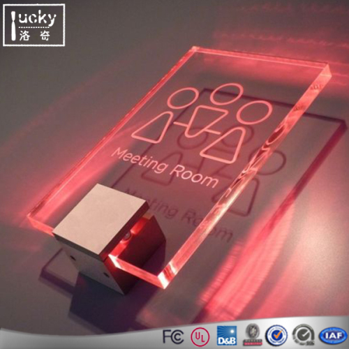 Acrylic Lighted Edge Lit Led Sign,plastic Led Mettingroom Signage, High ...