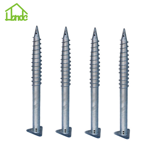 Triangle Ground Screw Pole Anchor With Flange, High Quality Triangle ...