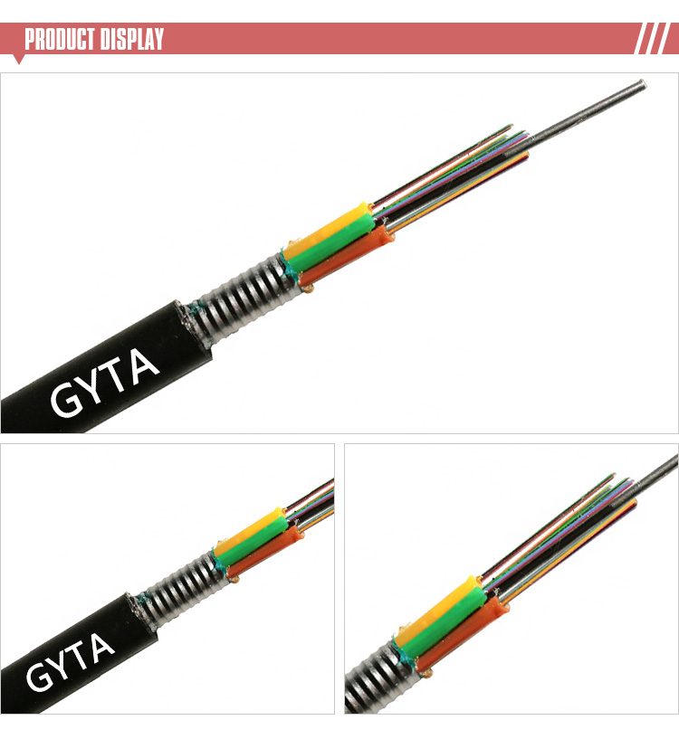 Steel Tape Armoured Fiber Optic Cable Prices Per Meter: Gyta53, Gyty53 ...