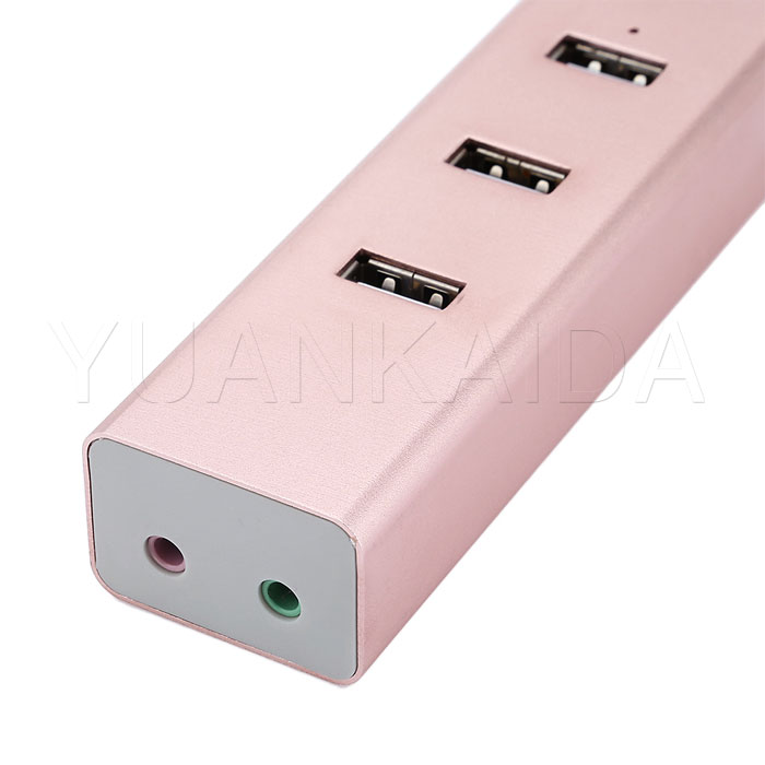 3 Port Usb Hub 2.0 Sound Adapter, High Quality 3 Port Usb Hub 2.0 Sound ...