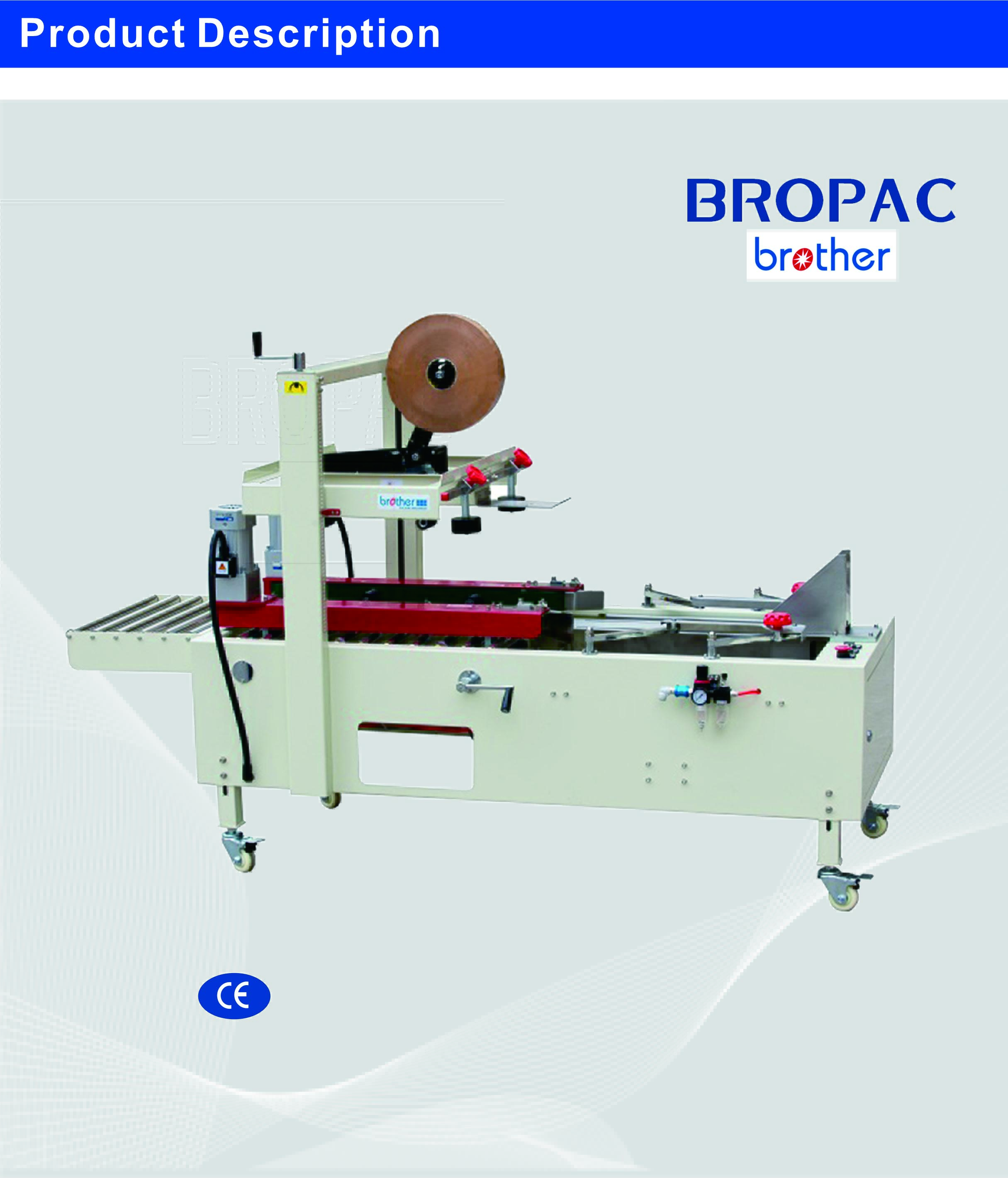 Brother Semi Auto Carton Sealer Box Case Sealer, High Quality Brother ...