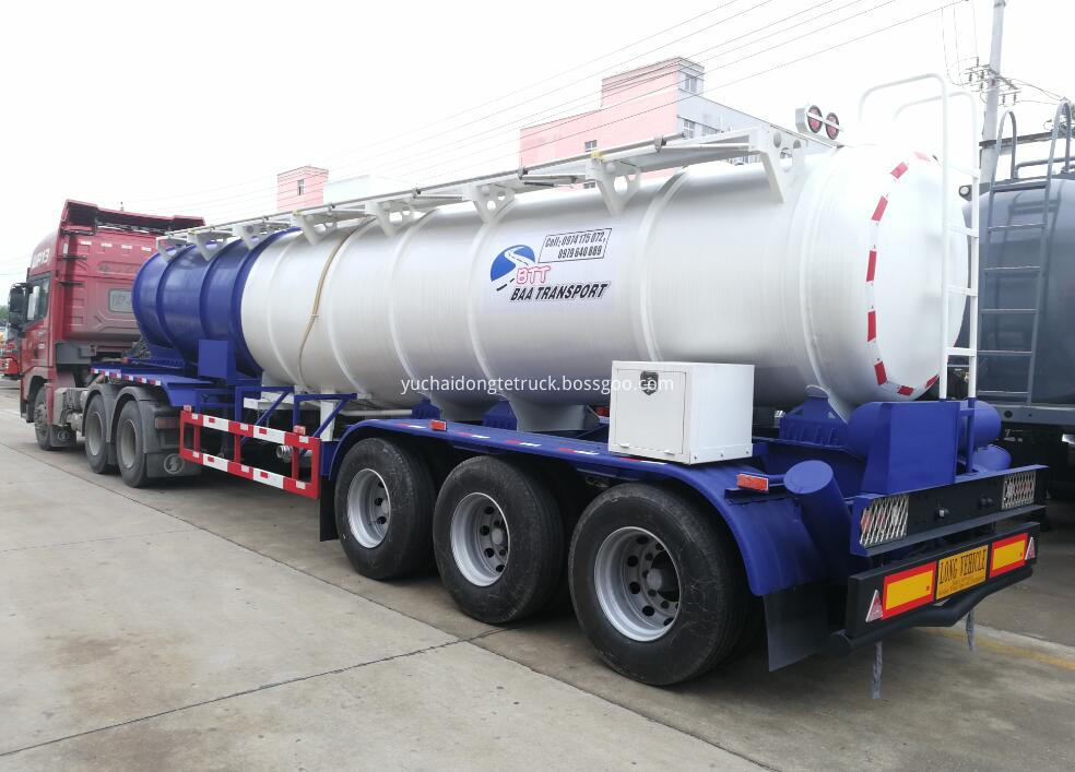 Sulphuric Acid Tank Semi-trailer Export To Zambia, High Quality ...