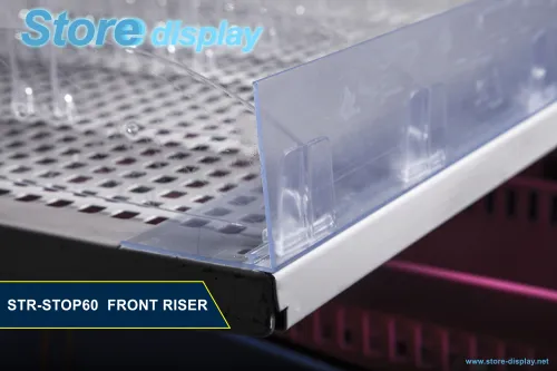 Plastic Pvc Clear Storage Rack Shelf Dividers Side Splitter Holder In ...