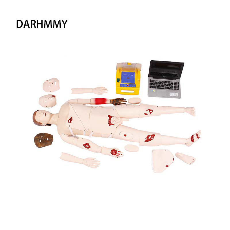 Darhmmy Computerised Cpr Aed Defibrillator Trauma Manikin, High Quality ...