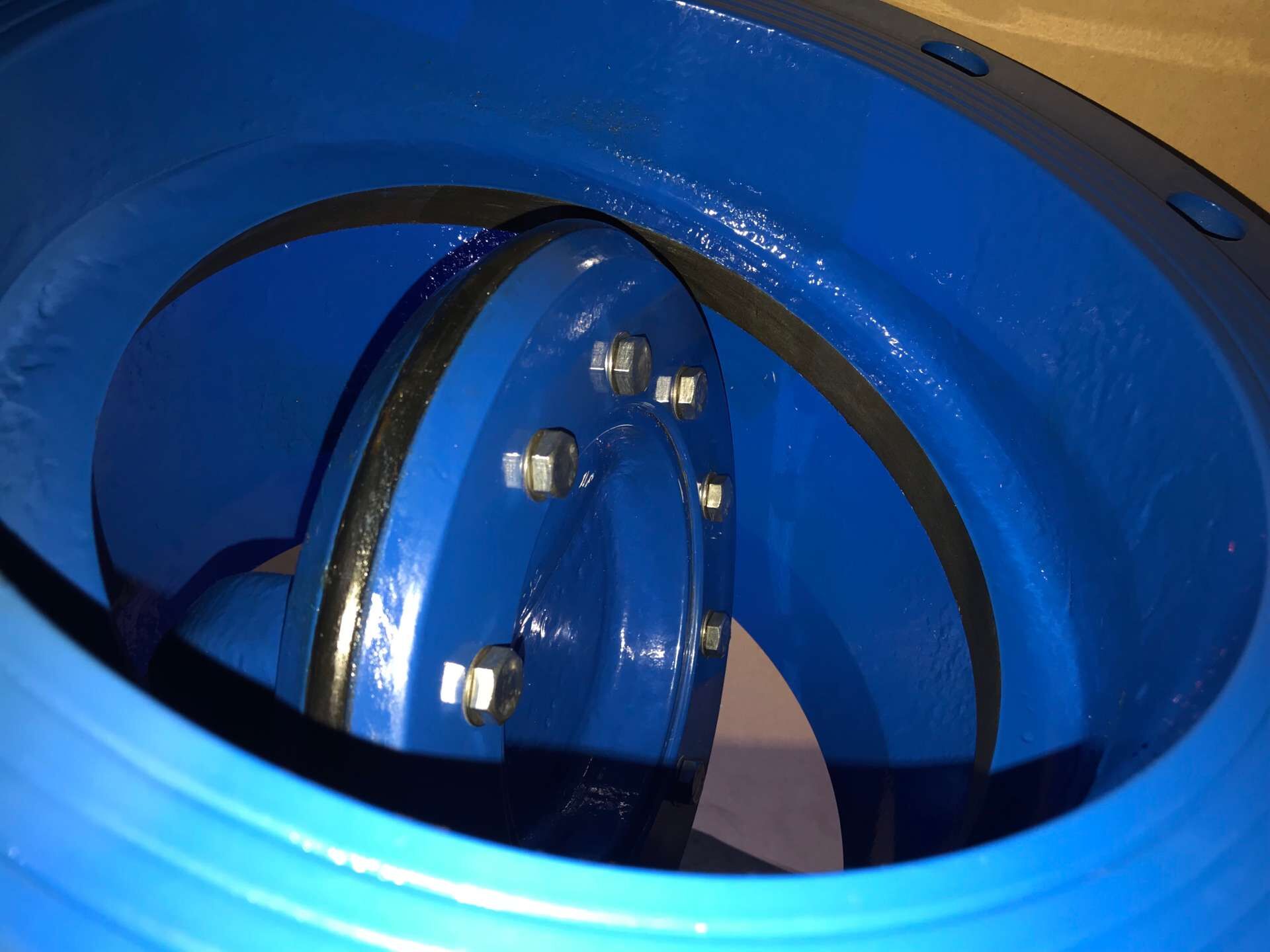 Resilient Seated Butterfly Valve With Gearbox And Handwheel, Ductile ...