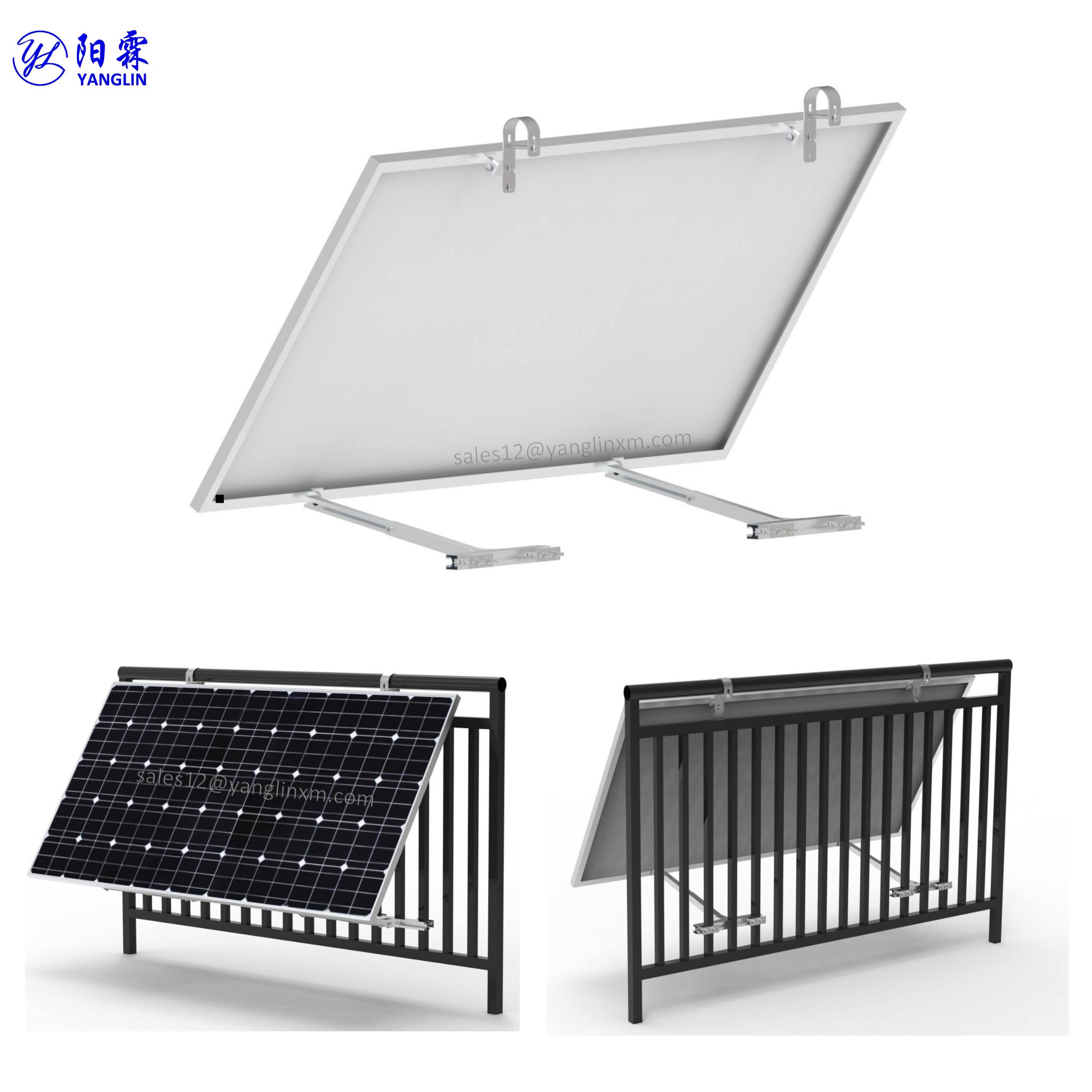 Balcony Solar Panel Mounting Brackets With Adjustable Features, High ...