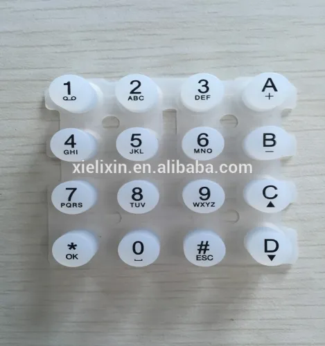 Custom Made Silicone Rubber Keypad,silicone Rubber Buttons Keypad, High ...