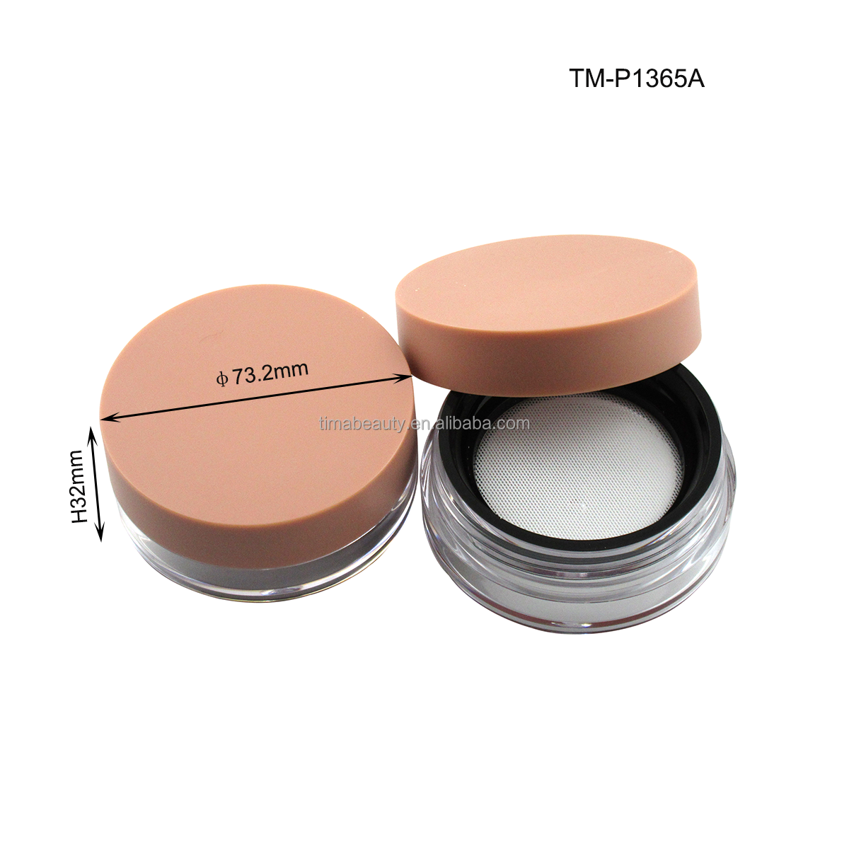 Tm-p1365a Empty Powder Box Packaging - 10g Loose Powder Case Without ...