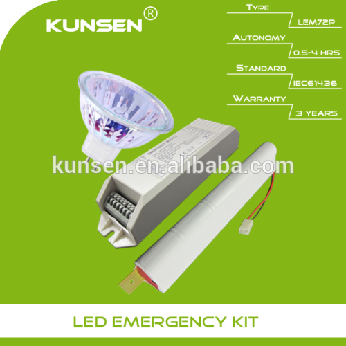 Halogen Emergency Conversion Kit With 12v Battery Pack, High Quality Halogen Emergency ...