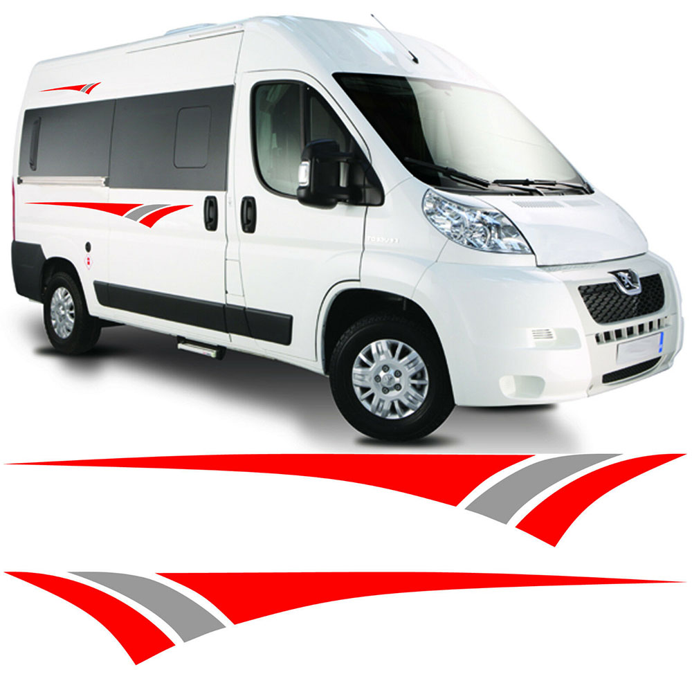 Motorhome Stripes Vinyl Stickers - Camper Van Horsebox Caravan Rv ...