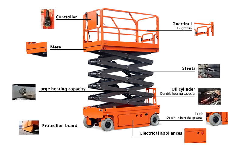 14m High Electric Scissor Lift - Lightweight, Durable, And Easy ...