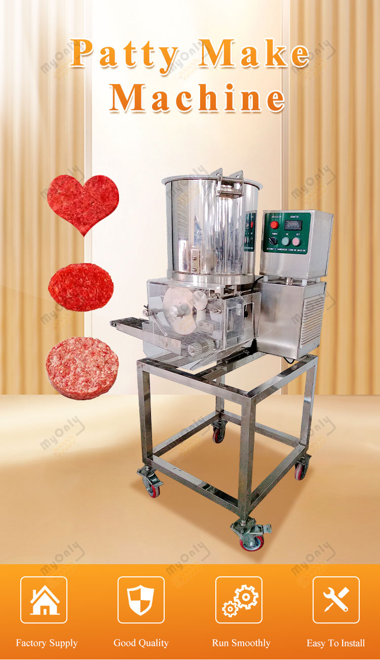 Full Automatic Burger Patty Meat Pie Fish Nugget Beef Cutlet Molding ...