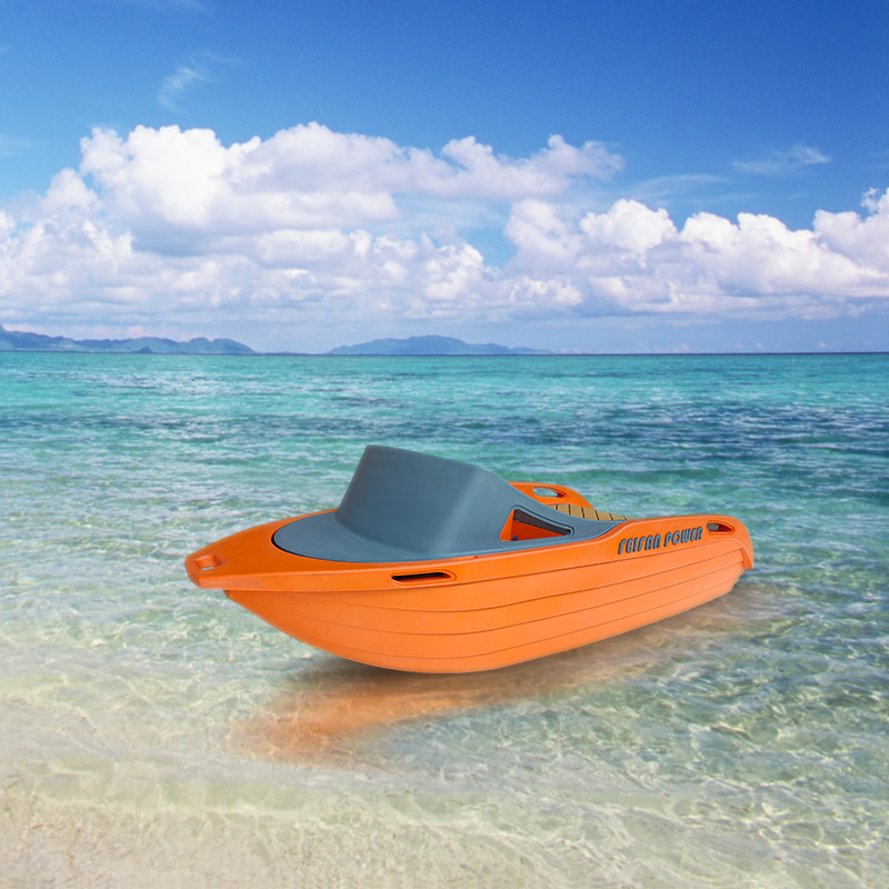 Plastic electric mini jet boat