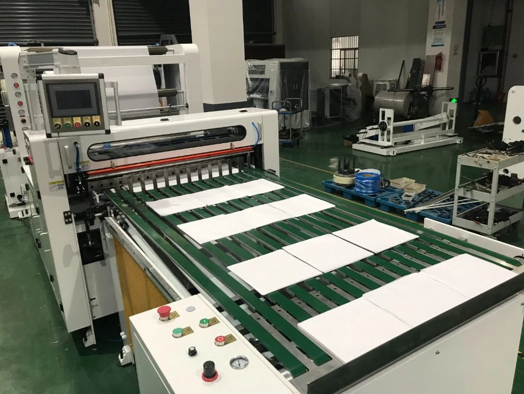 Kraft Paper Roll To Sheets Cross Cutting Machine, High Quality Kraft ...