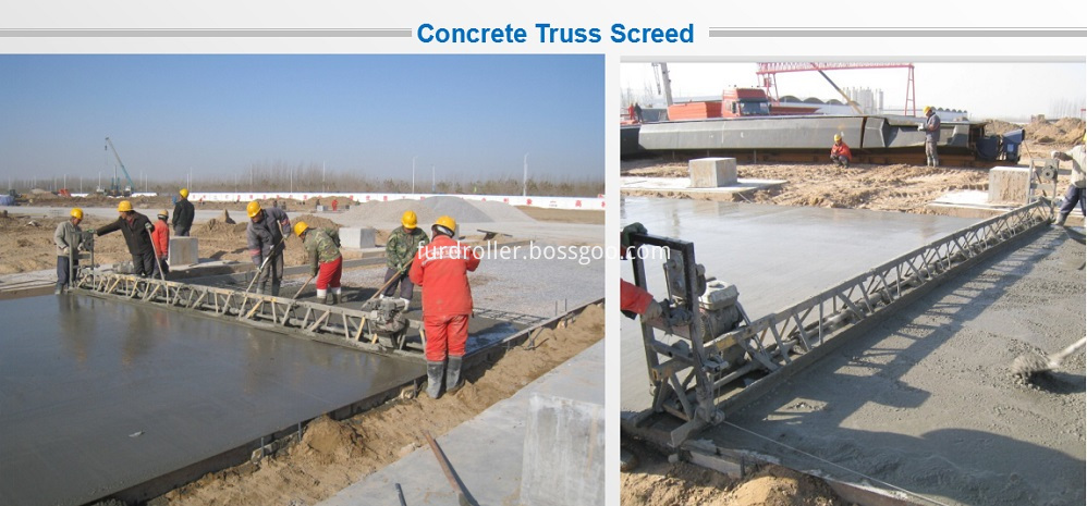 เครื่องจักร Screed Truss คอนกรีตขนาด 16m คุณภาพสูง เครื่องจักร Screed ...