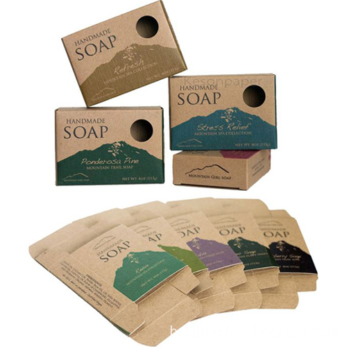 Kemasan Handmade Travel Kraft Paper Soap Box, kualitas tinggi Kemasan ...