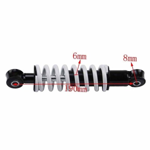 190mm Rear Back Shock Absorber Spring Mini Moto Dirt Pocket Bike Atv ...