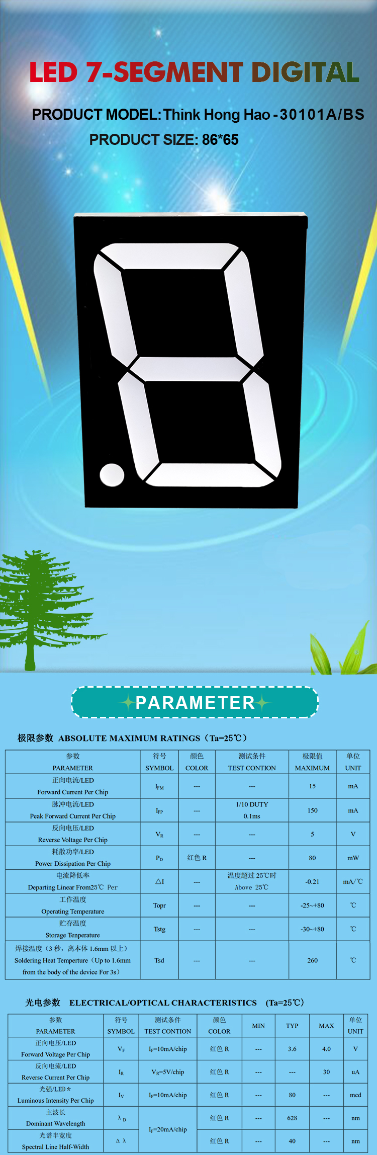 Goakgaan 3 Inch Rgb 7 Segment Led Display Sign, High Quality Goakgaan 3 ...