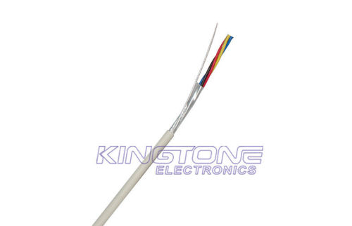 White 2 Core Screened 100m Security Alarm Cables , 7 Conductor Fire ...
