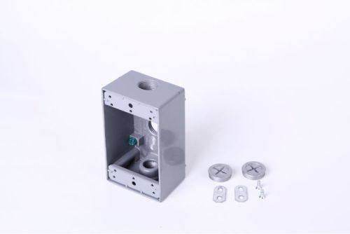 Electrical Junction Box Types 1-gang Boxes 2"deep Hole Size1/2"-1" Cu ...