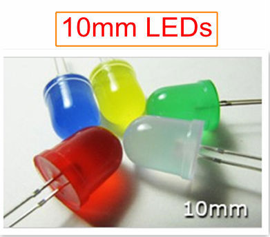 10mm Led Diode Round White Led Diode Used In Decorative Light, High ...