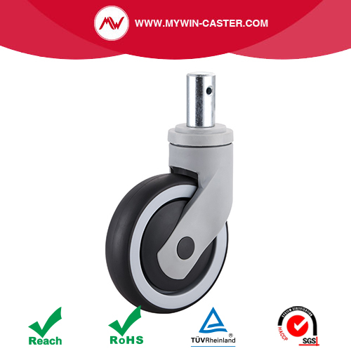 All Plastic Medical Wheel Solid Round Stem Caster Casters, High Quality ...