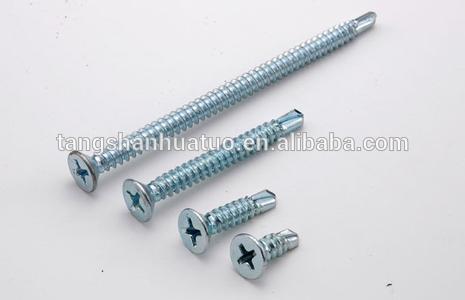 Din 7504 Flat Head Self Drilling Tapping Screws, High Quality Din 7504 ...