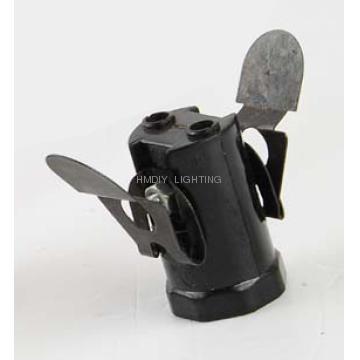 E12 Bakelite Lampholder Lampbase Lampsocket With Spring Clip, High ...