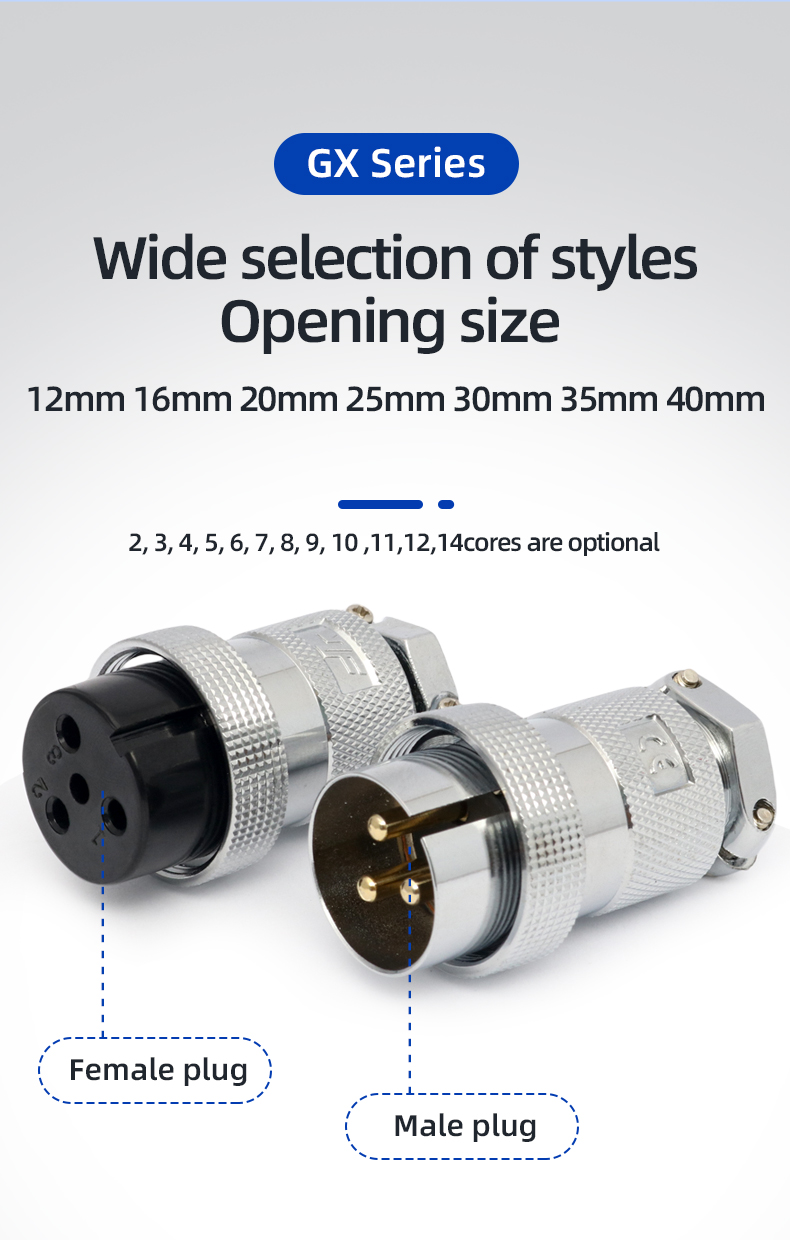 4 Pin Male And Female M16 Video Splitters With Aviation Plugs: 4 ...