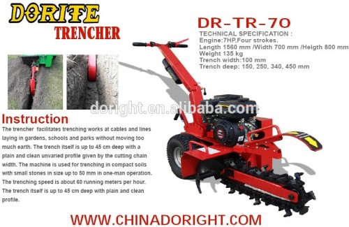 Mini Trencher With Good Quality Trencher Chain, High Quality Mini ...