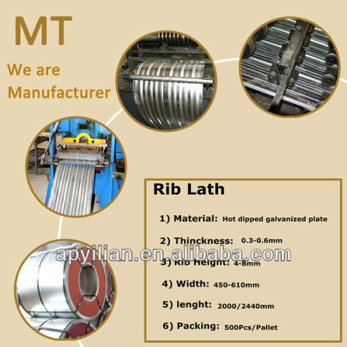 Mt 3/8 Paper Backed Metal Rib Lath, High Quality Mt 3/8 Paper Backed ...