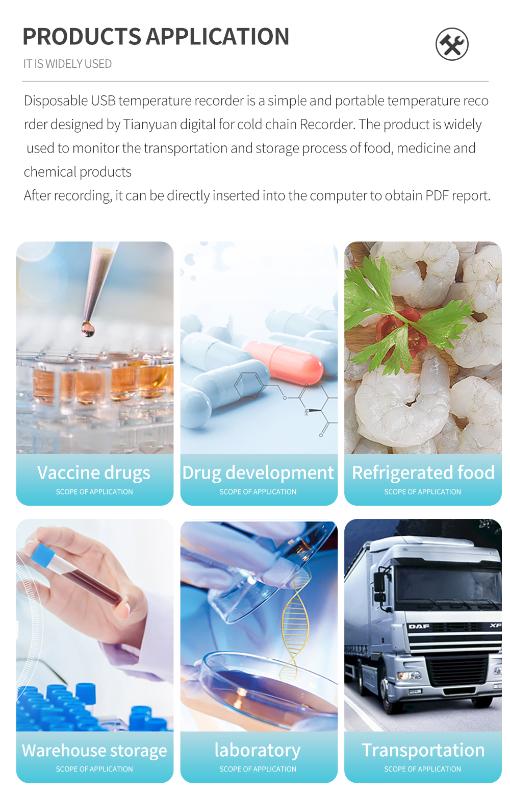 Temperature Single Use Data Logger With Pdf Report, High Quality ...