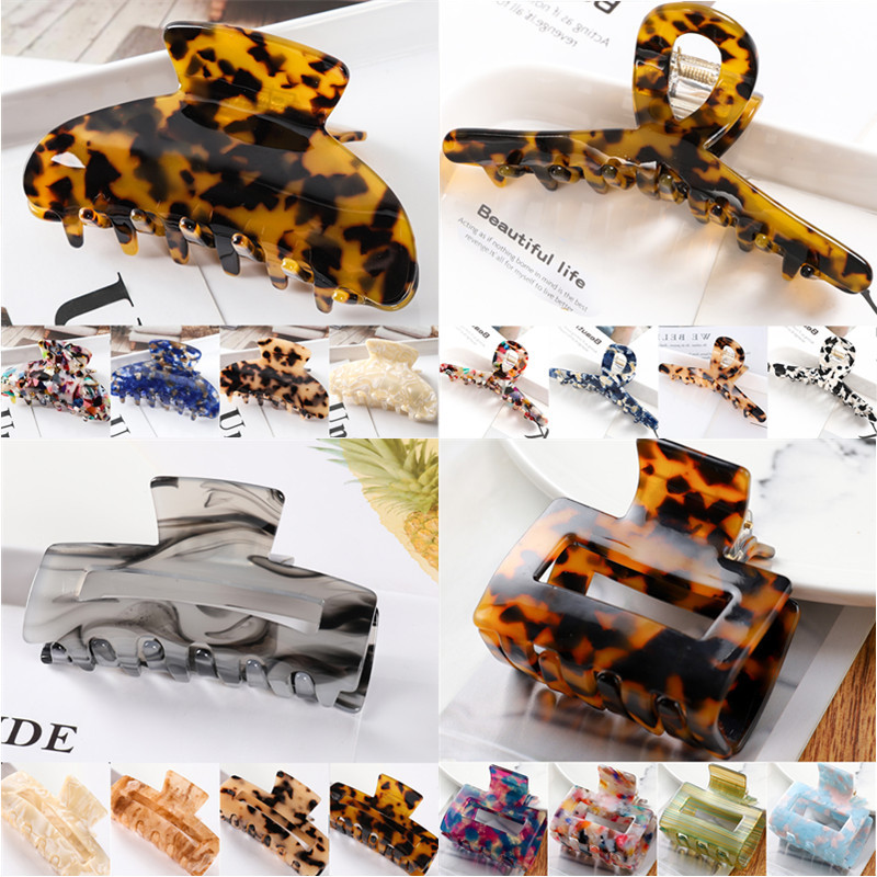 Customized Elegant Acrylic Leopard Claw Hair Clip For Women, High ...