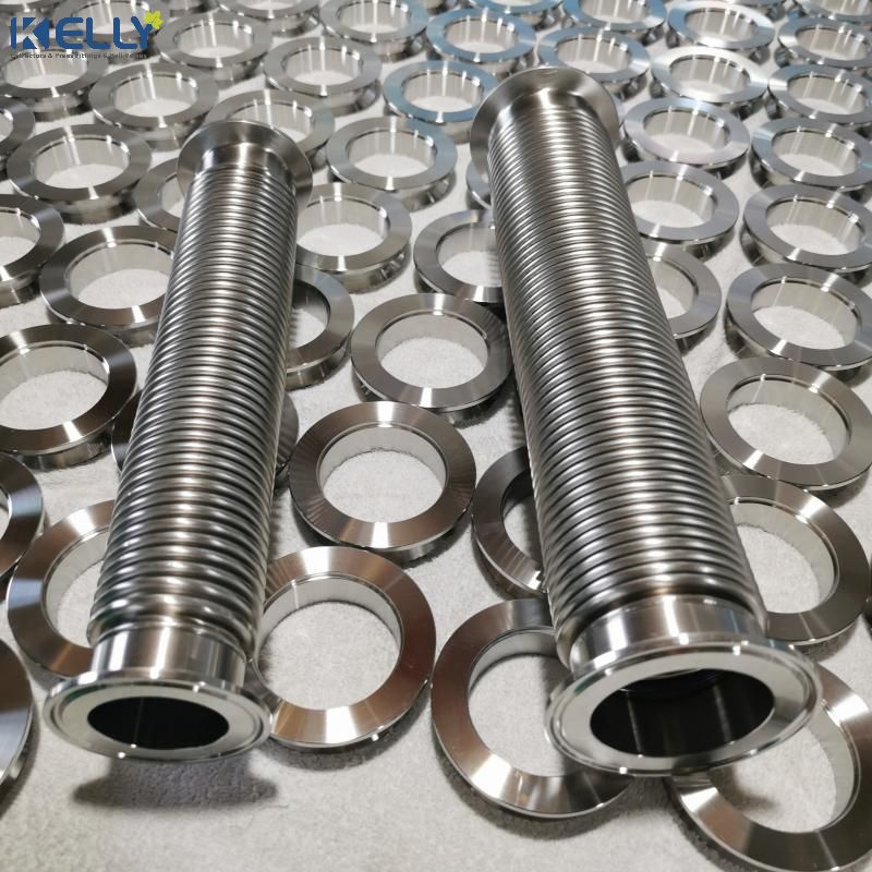 11/2 Inch X 500mm Stainless Steel 304 Tri Clamp Pipe Bellow Flexible ...