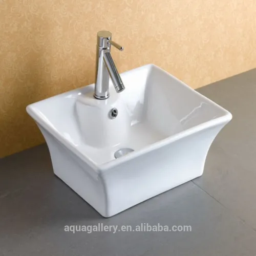 Bathroom Above Countertop Square Ceramic Wash Basins, High Quality ...