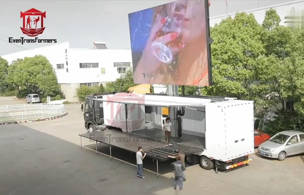 Led Mobile Billboard Trailer, High Quality Led Mobile Billboard Trailer ...