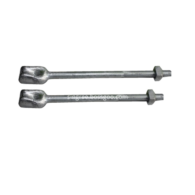 Hot Galvanized Bolt Type Anchor Rod, kualitas tinggi Hot Galvanized ...
